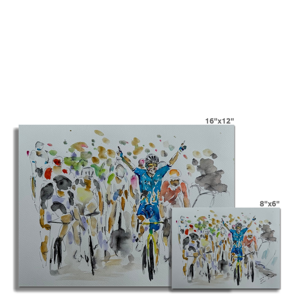 The GOAT - Mark Cavendish Fine Art Print – Garth Bayley Art